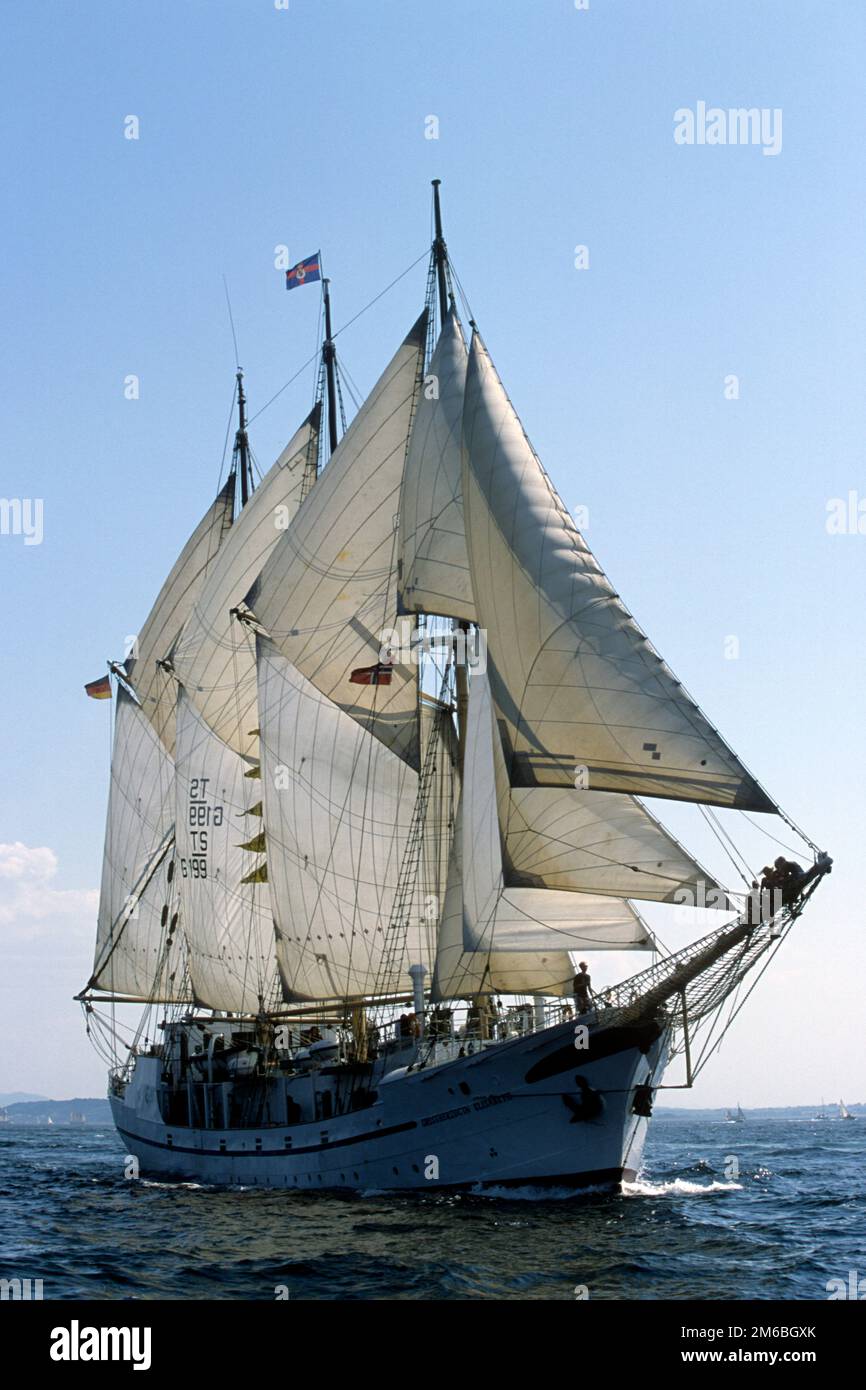German schooner Grossherzogin Elisabeth Stock Photo - Alamy