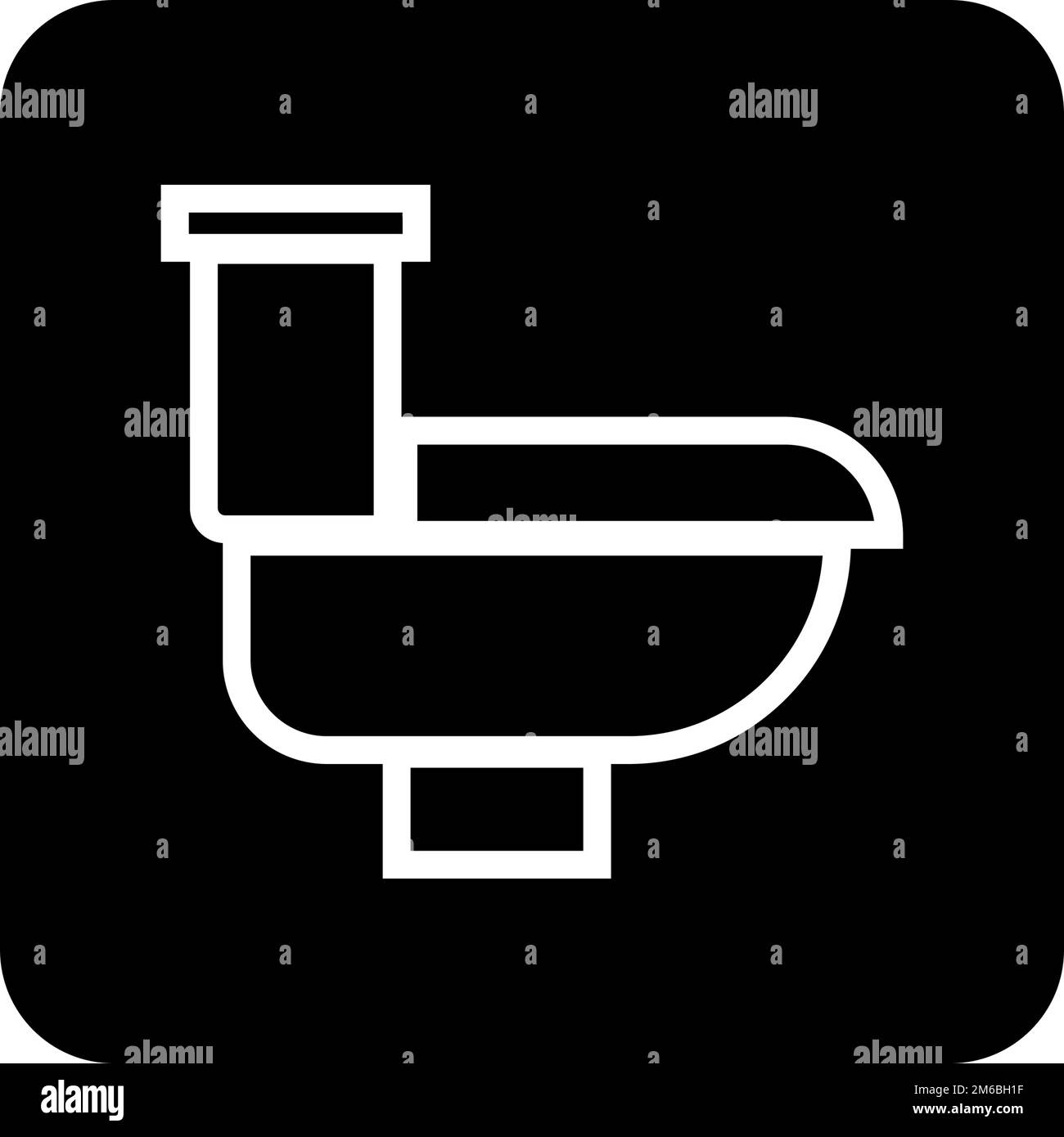 Toilet flush tank Stock Vector Images - Alamy