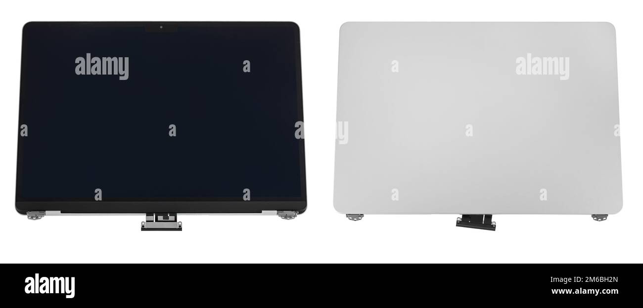 laptop screen, laptop spare part, on white background Stock Photo - Alamy