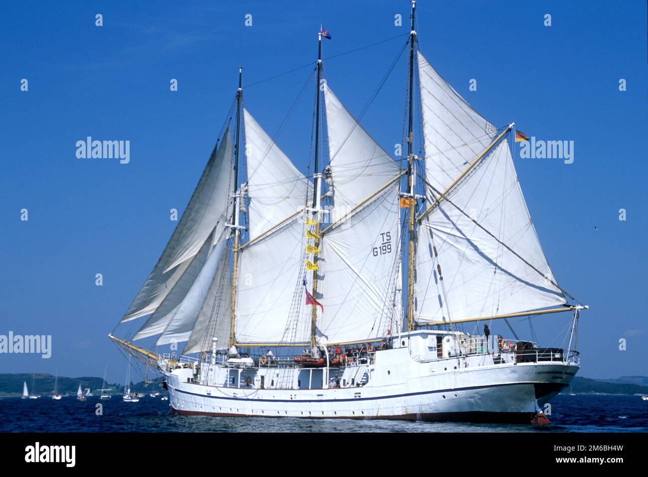 German schooner Grossherzogin Elisabeth Stock Photo - Alamy