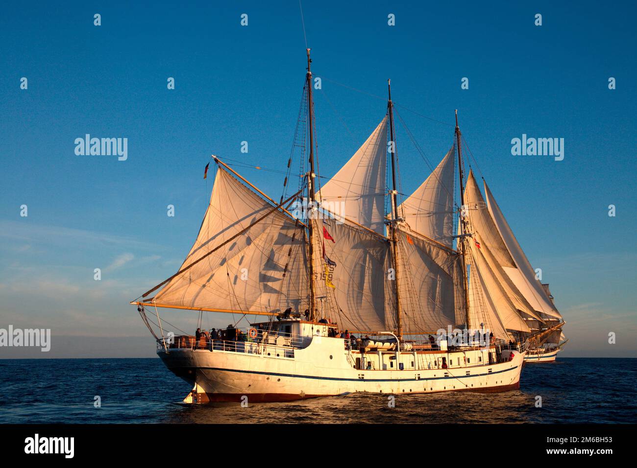 German schooner Grossherzogin Elisabeth, Bergen race start, 2008 Stock ...