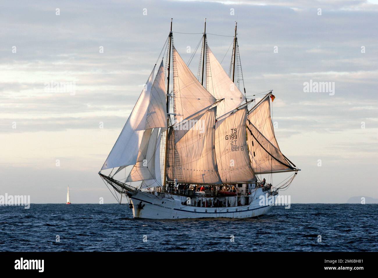 German schooner Grossherzogin Elisabeth, Bergen race start, 2008 Stock ...