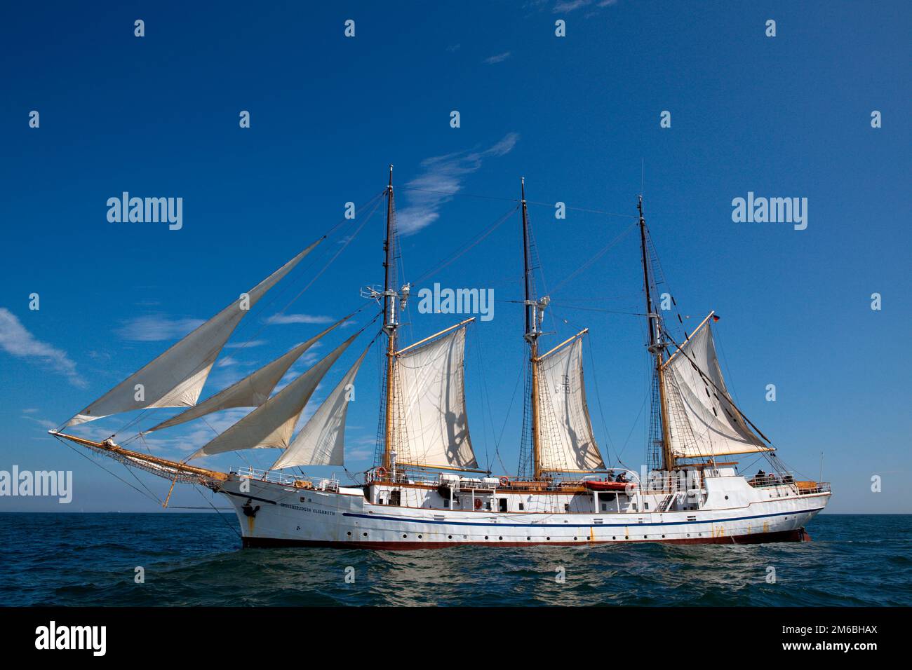 German schooner Grossherzogin Elisabeth, 2010 Stock Photo - Alamy