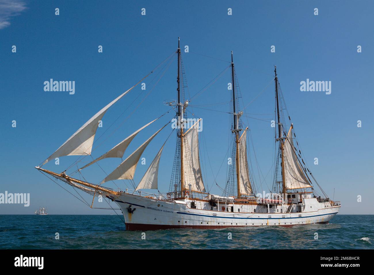 German schooner Grossherzogin Elisabeth, 2010 Stock Photo - Alamy