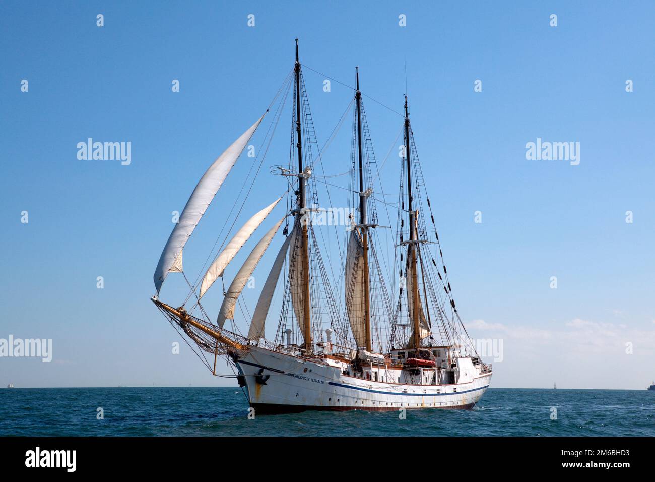 German schooner Grossherzogin Elisabeth, 2010 Stock Photo - Alamy