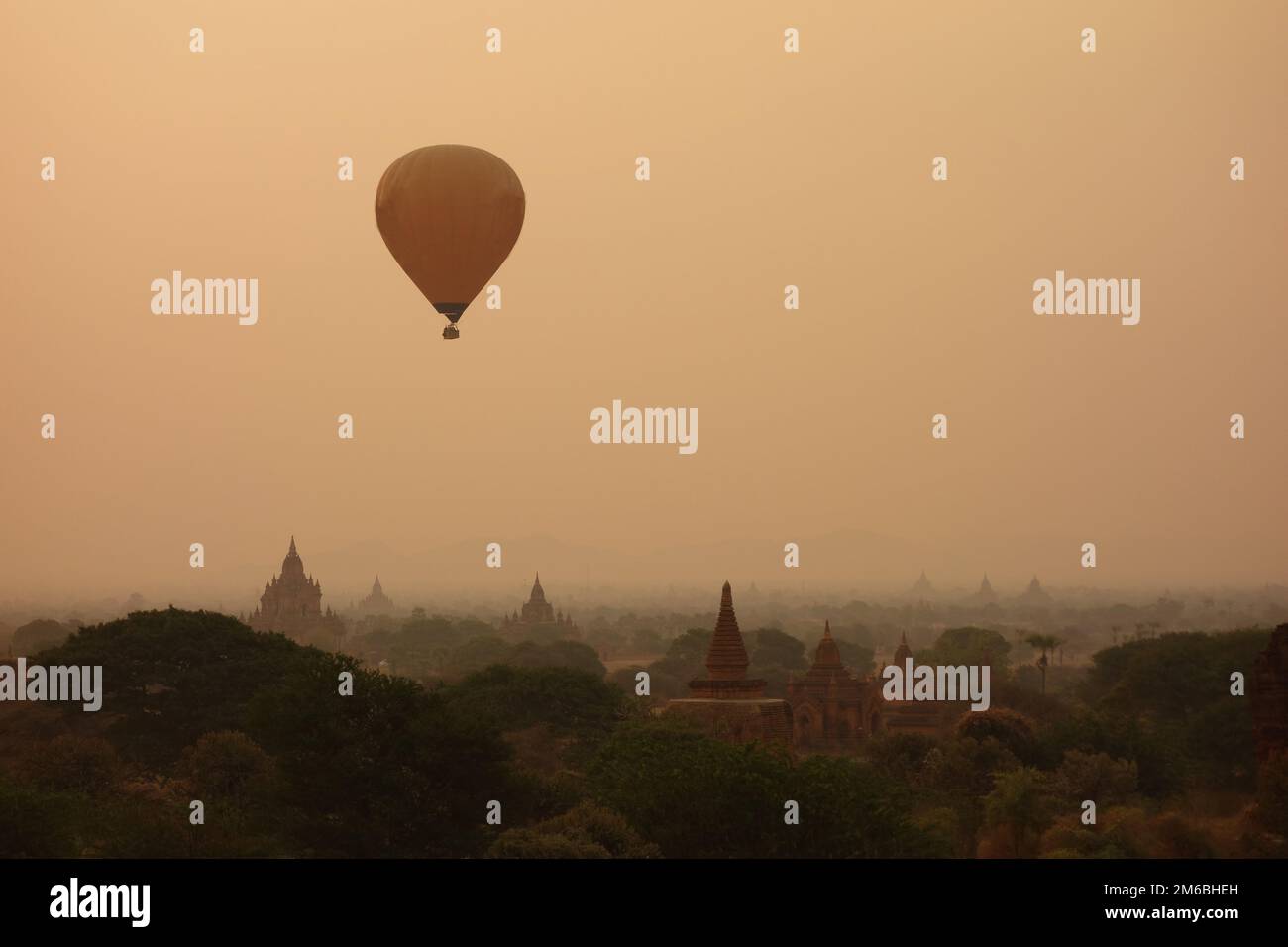 Sunrise in Bagan, Myanmar Stock Photo - Alamy