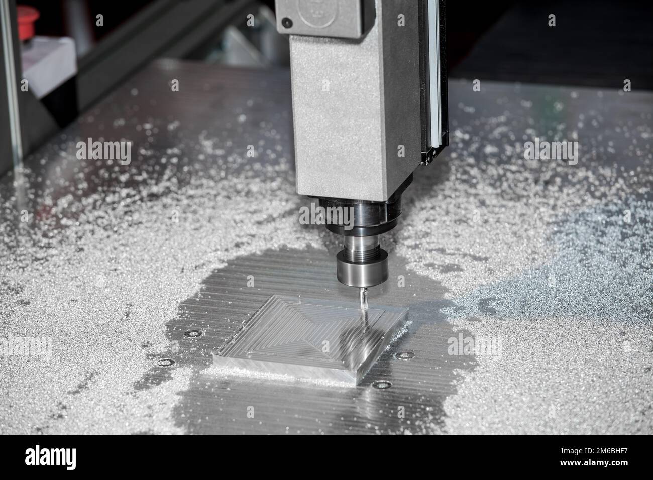 Milling metal machine Stock Photo - Alamy