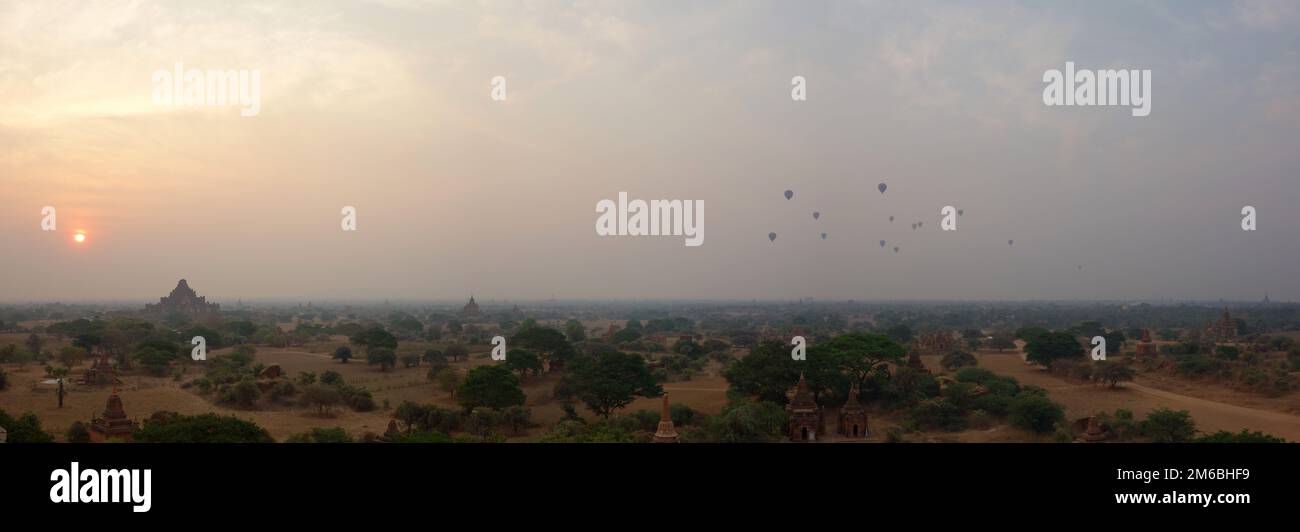Sunrise in Bagan, Myanmar Stock Photo - Alamy