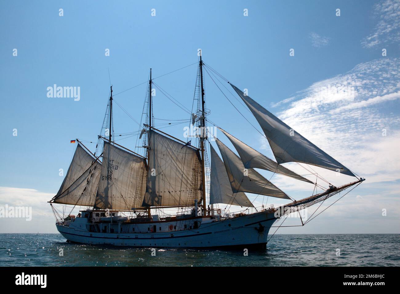 German schooner Grossherzogin Elisabeth, 2010 Stock Photo - Alamy