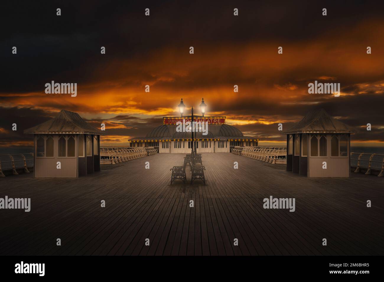 Victorian Pier and Pavilion Stock Photo - Alamy