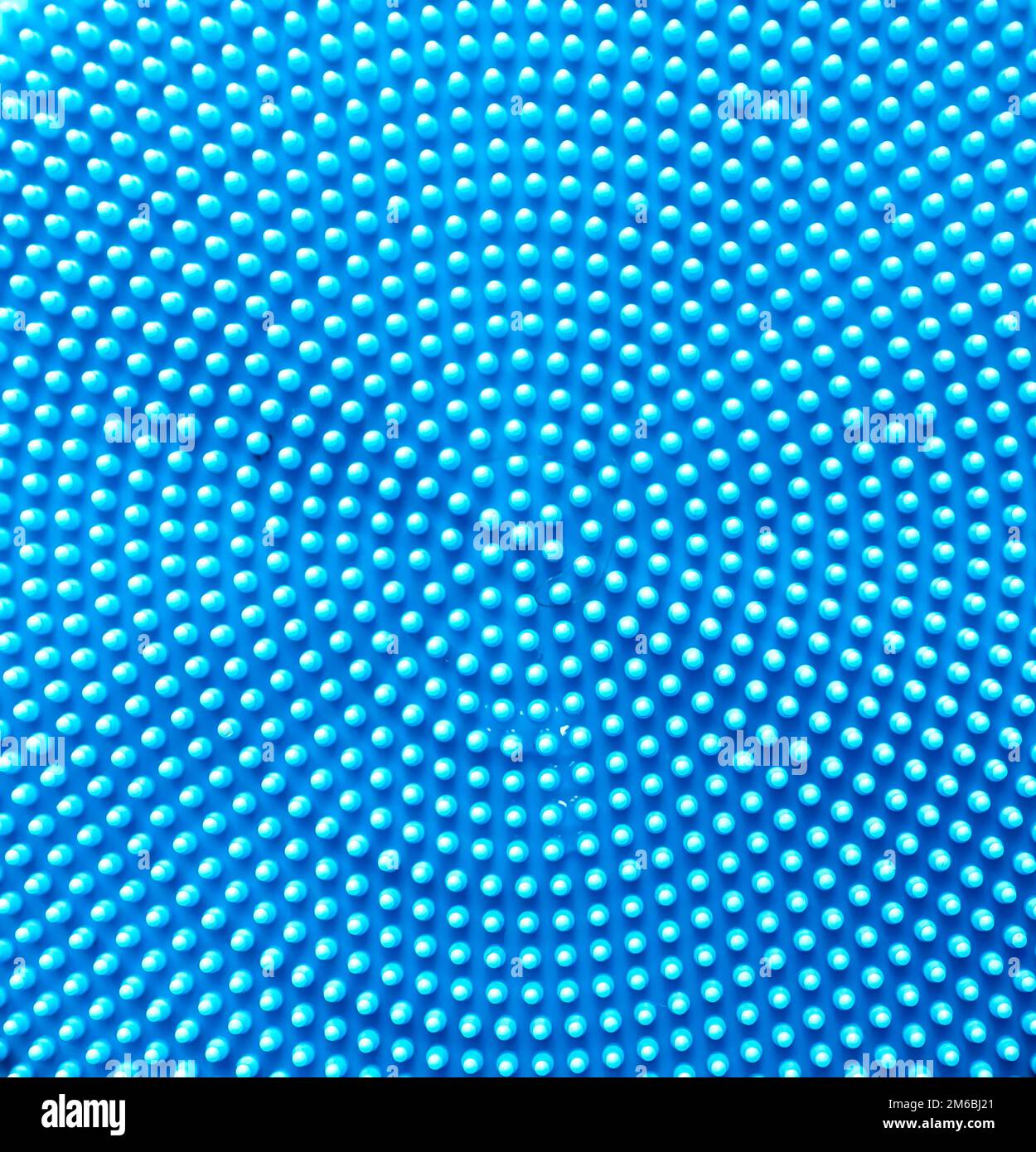 Circlular dotted pale blue abstract rubber skin or soap patterned ...