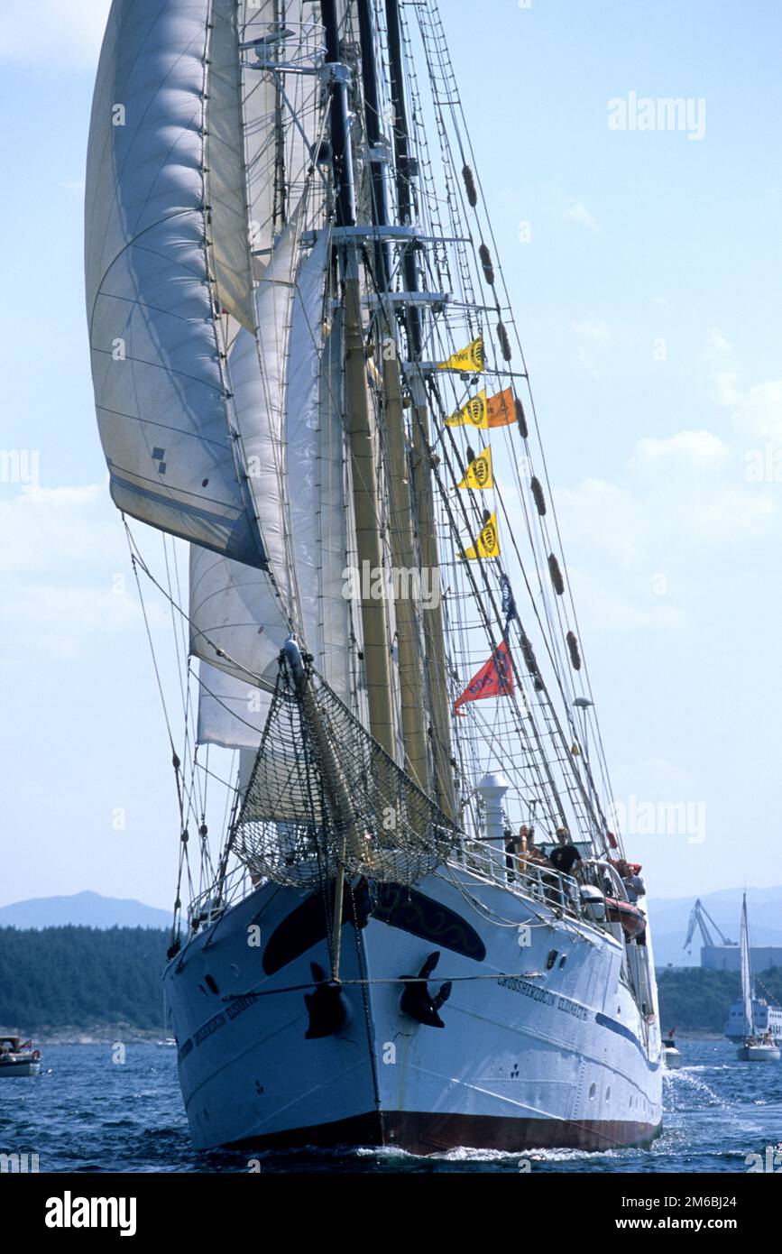 German schooner Grossherzogin Elisabeth Stock Photo - Alamy