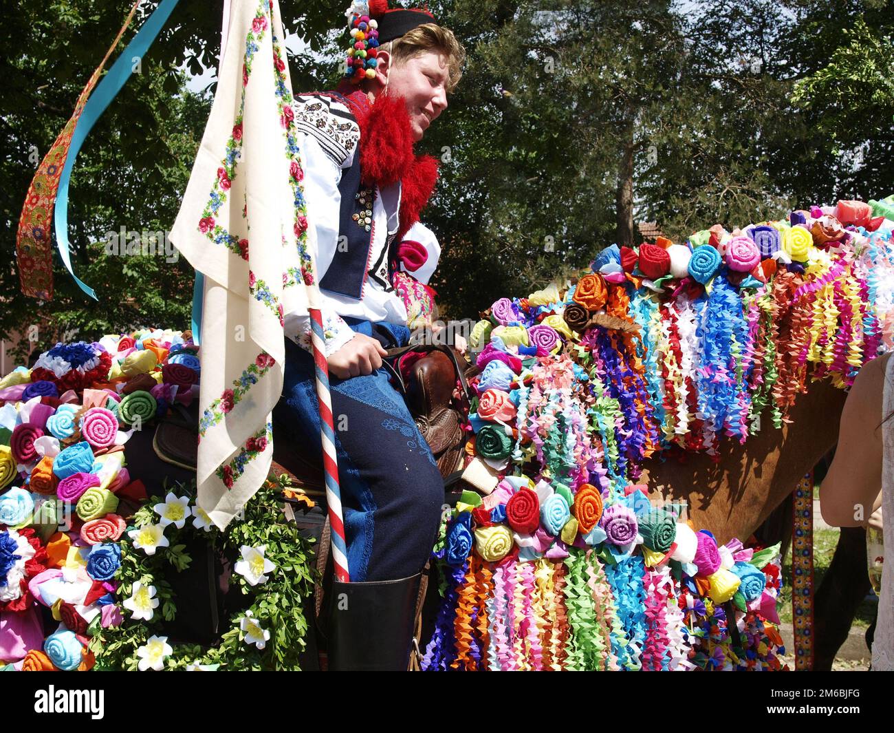 Folklorna zdobena kona hi-res stock photography and images - Alamy