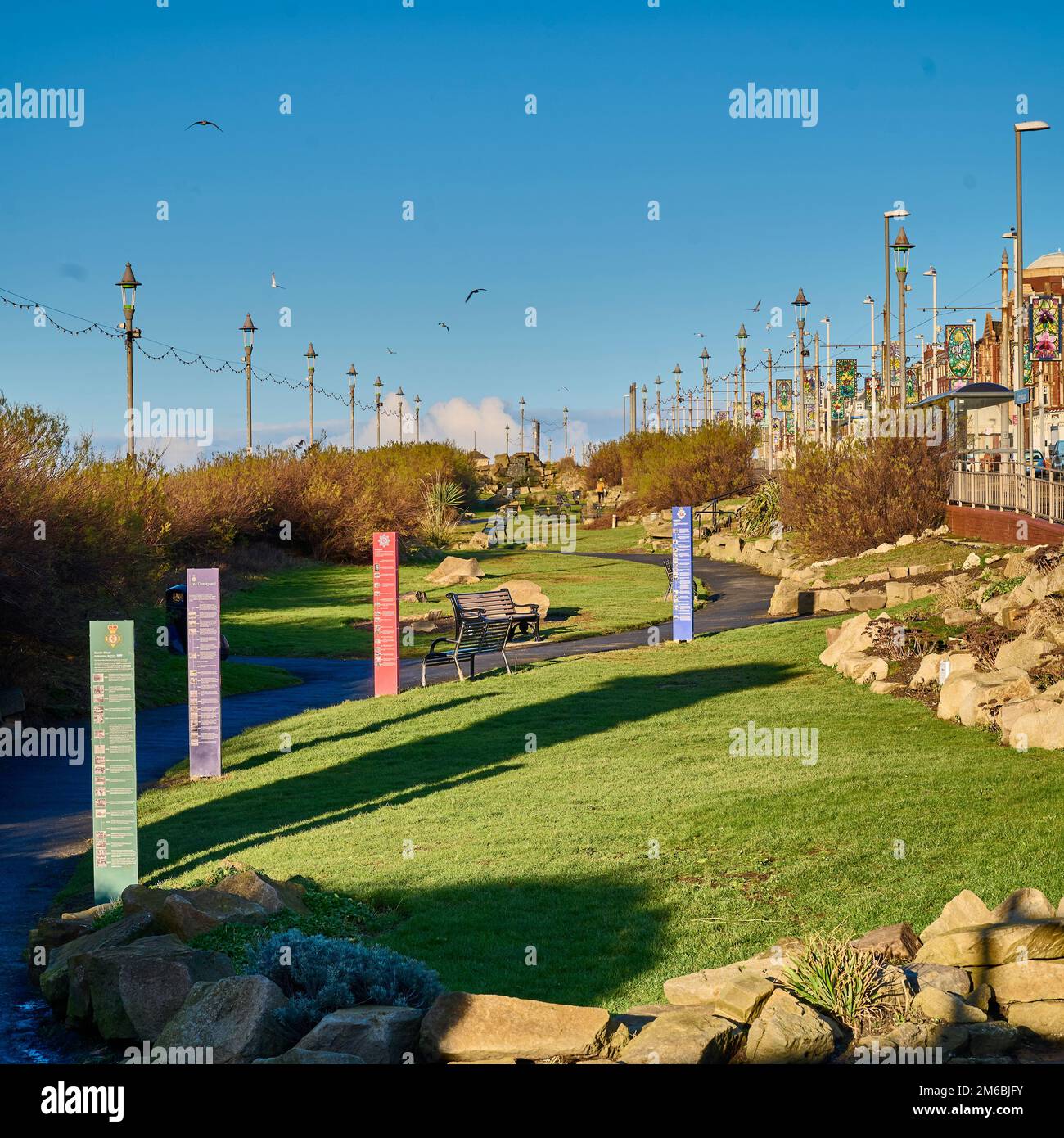 Jubilee gardens at Gynn Square, Blackpool Stock Photo - Alamy