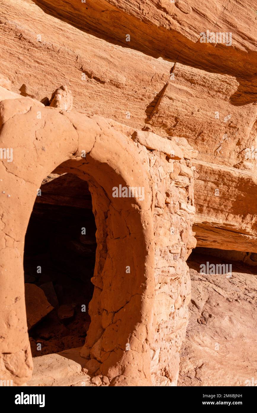 Castle Ruin. Backpacking in Grand Gulch and viewing Anasazi dwellings ...