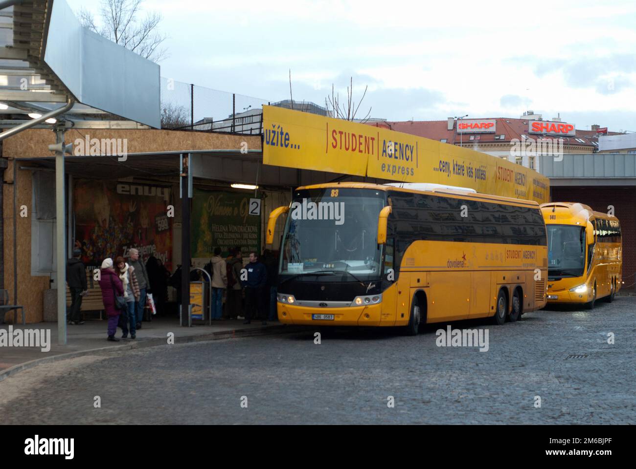 Prague Florenc Bus Station Stock Photo - Alamy