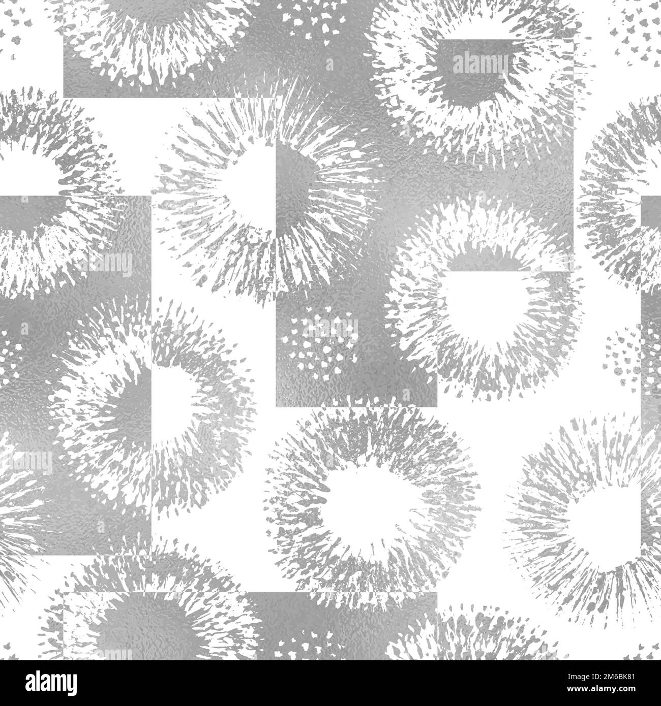 Abstract Seamless Pattern Repeating Geometric Circle Repeated Background Hands Draw Brush 