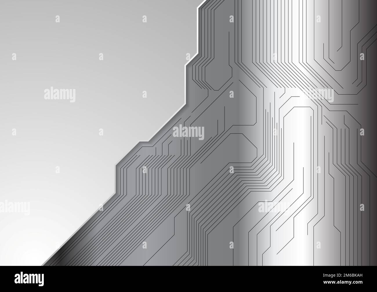 Abstract metallic background with circuit board Stock Photo - Alamy