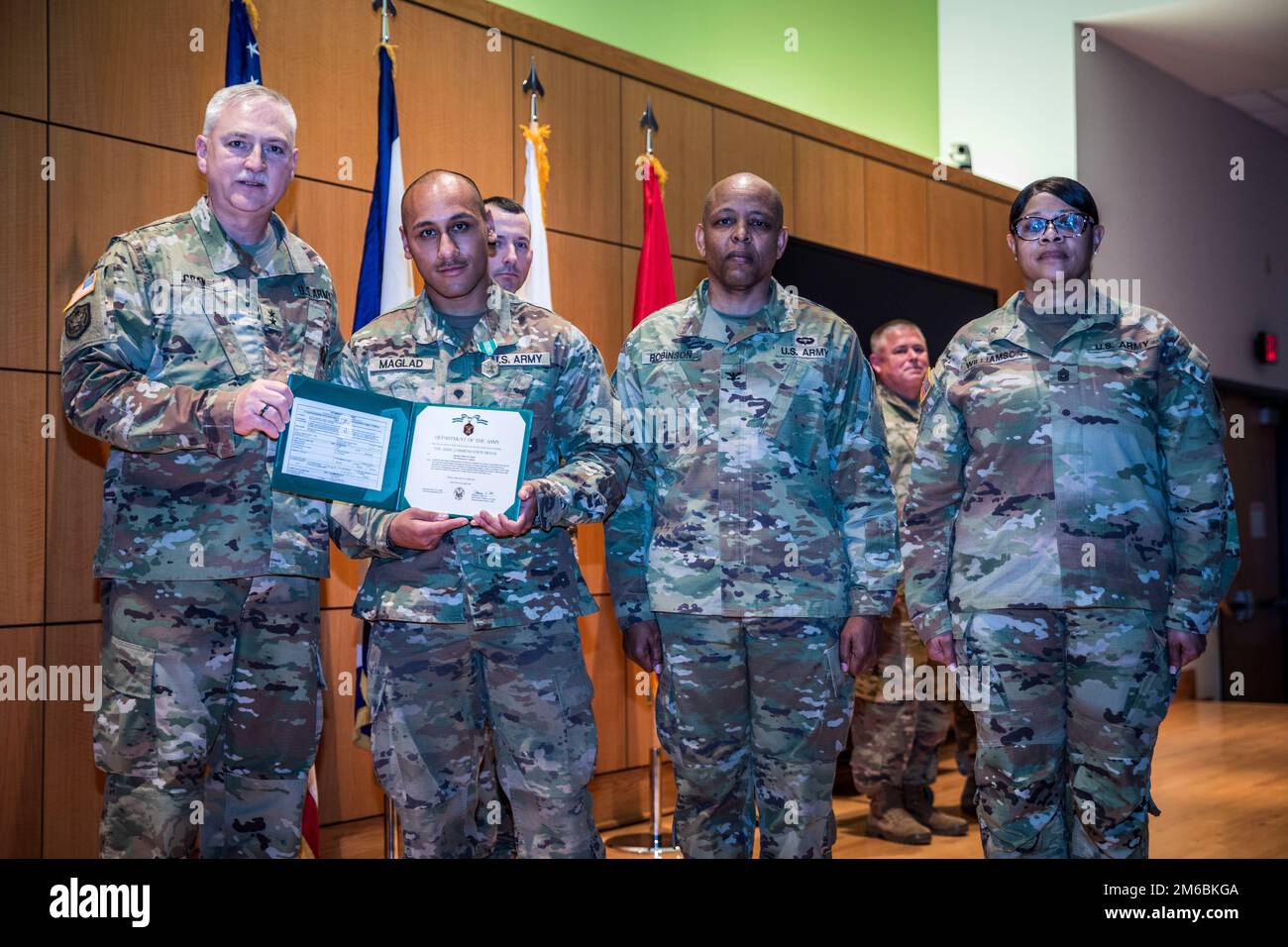 Spc. Michael Maglad of the 104th Maintenance Co is named the NCO winner ...