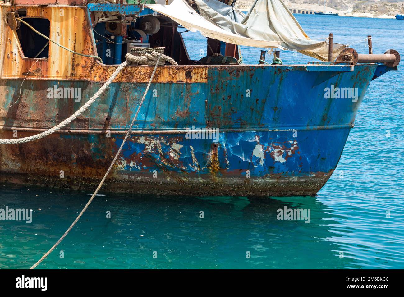 Rusty fishing boat hi-res stock photography and images - Alamy