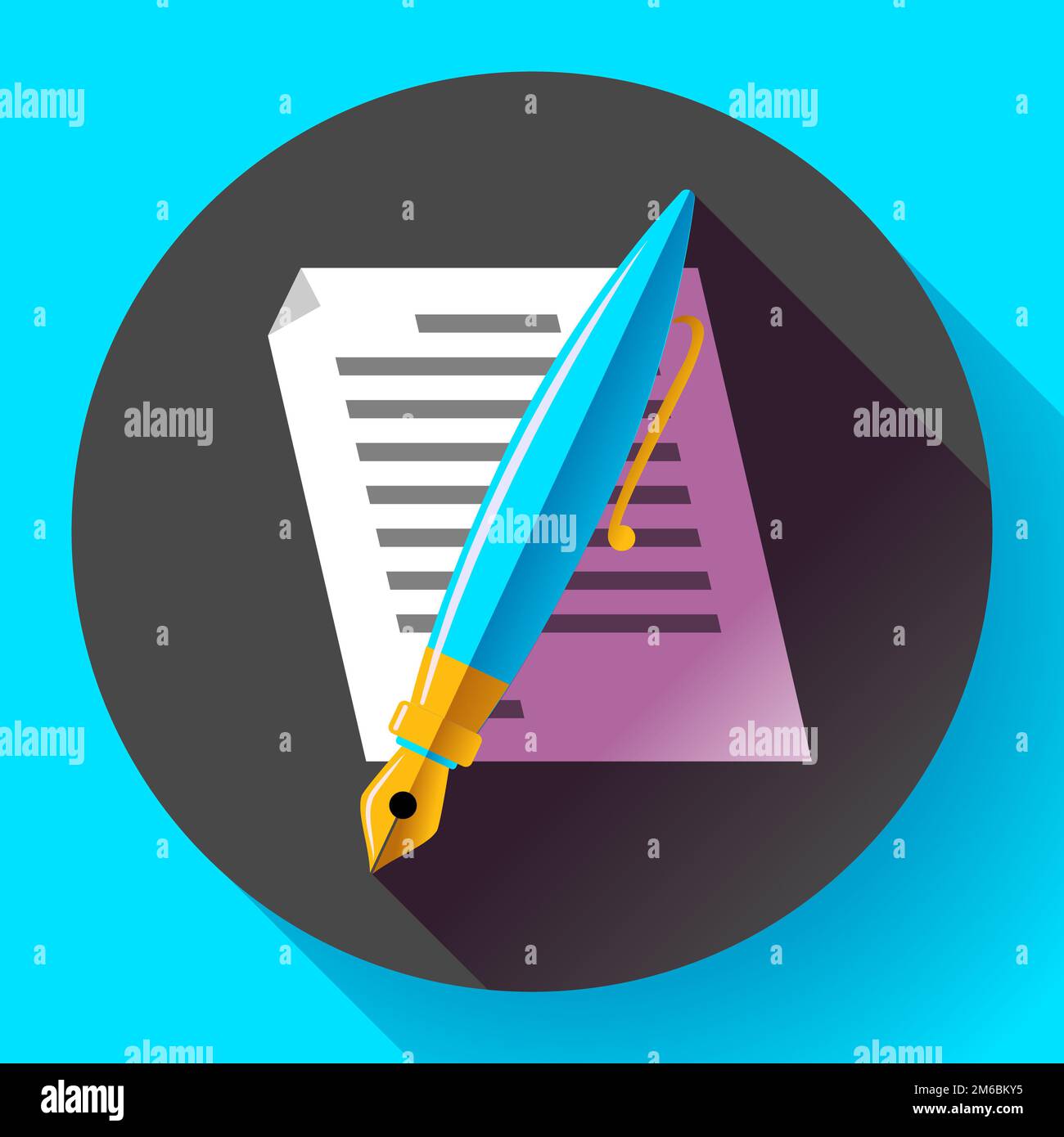 Edit document sign symbol icon vector. Flat designed style Stock Photo ...