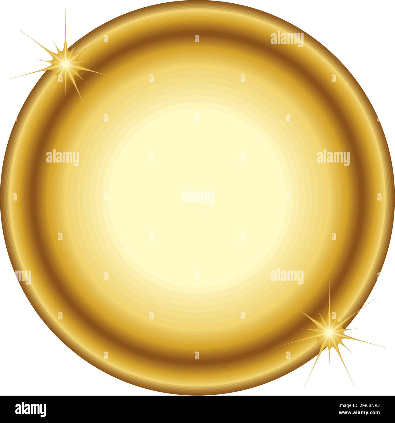 round golden shield Stock Vector Image & Art - Alamy