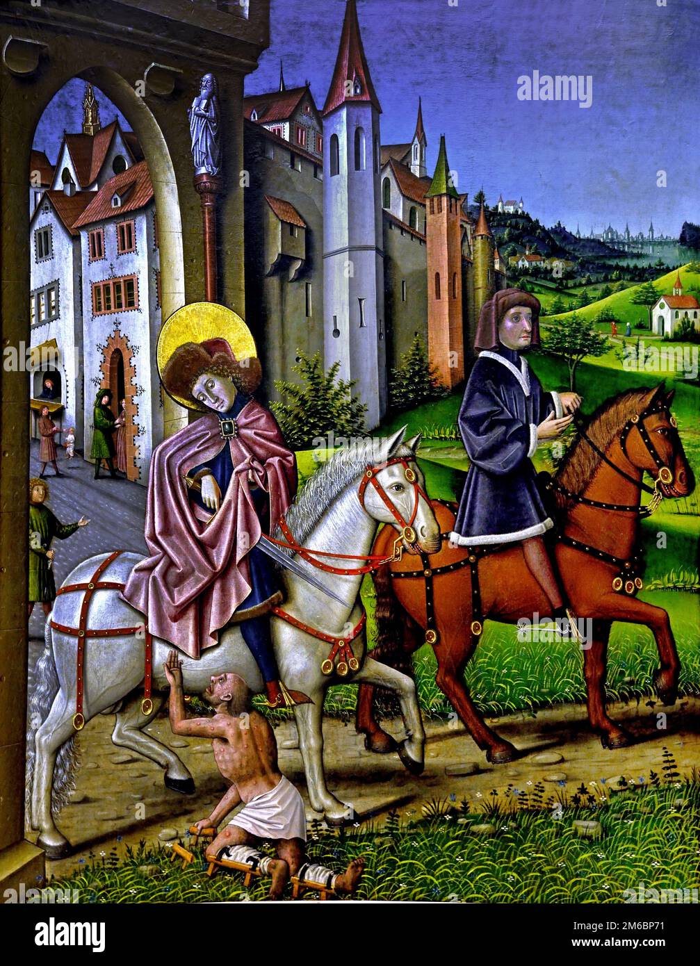 Saint martin by the master of sierentz hi-res stock photography and ...