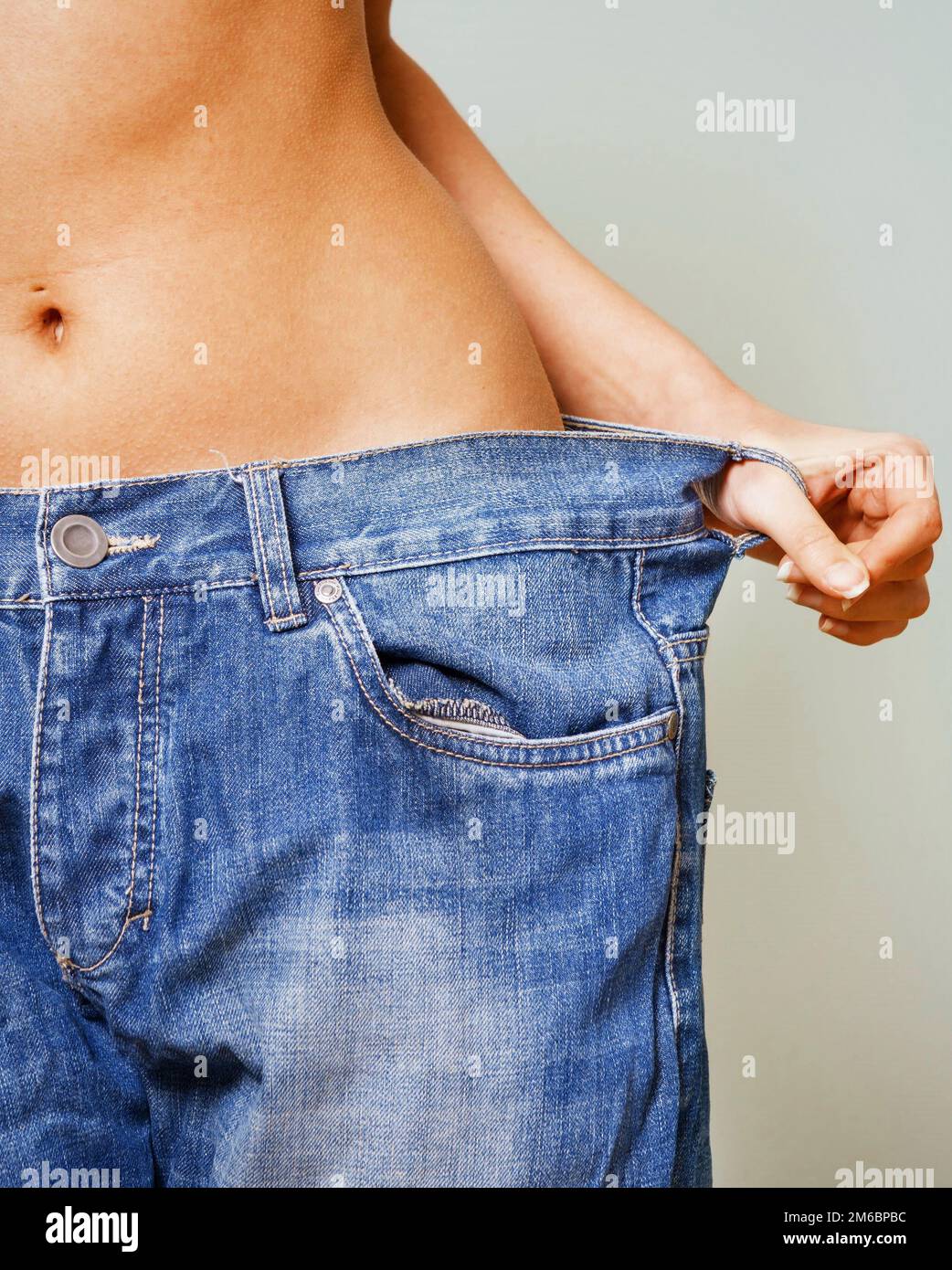 Overweight woman big belly hi-res stock photography and images - Alamy