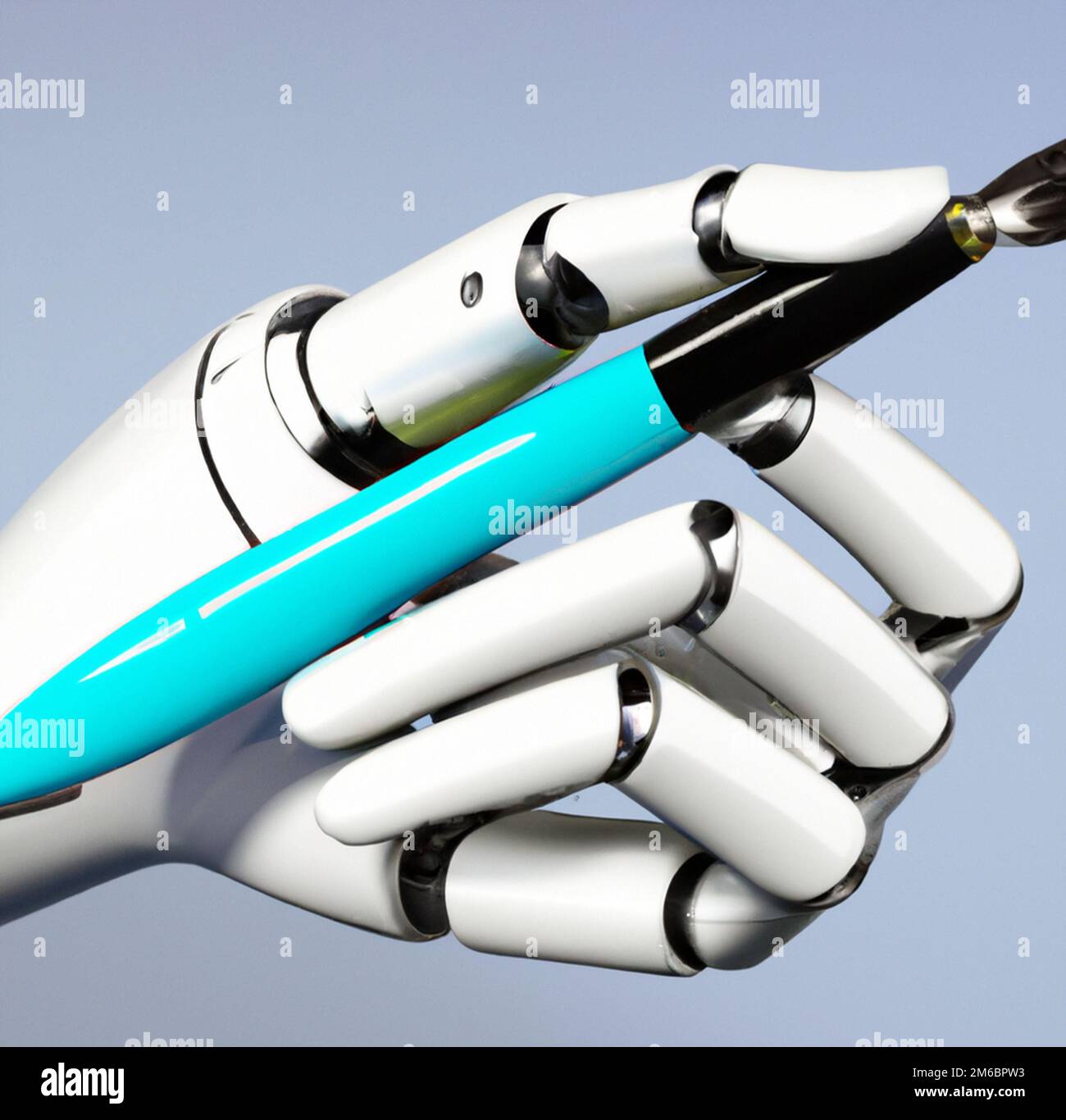 Robotic hand pen hi-res stock photography and images - Alamy