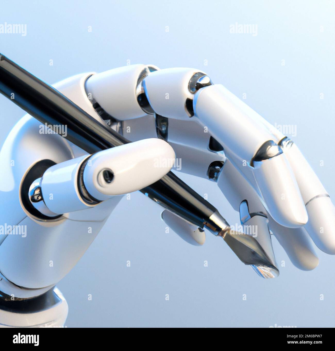 Robotic hand pen hi-res stock photography and images - Alamy