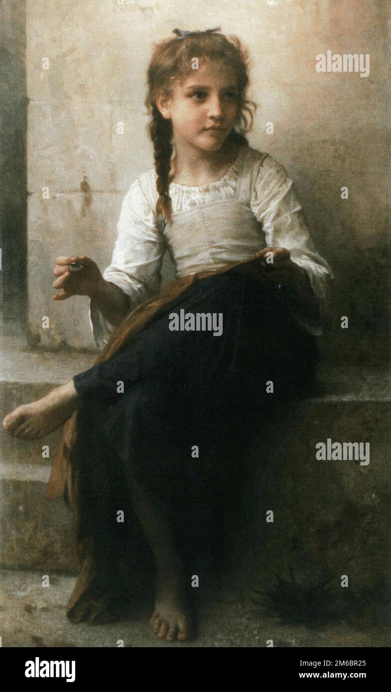 La Couturière (The Seamstress) painted by nineteenth-century French ...