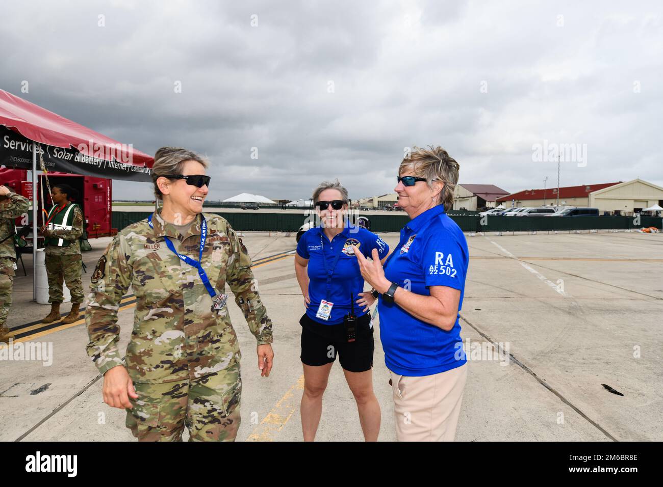 U.S. Air Force Brig. Gen. Caroline M. Miller, the 502nd Air Base Wing ...