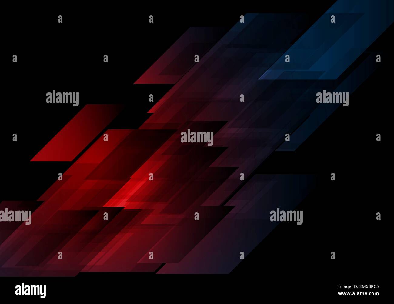Dark blue red shapes abstract tech background Stock Photo - Alamy