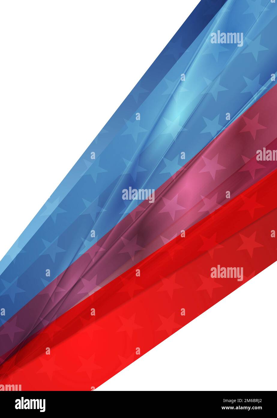 Independence Day abstract USA colors background Stock Photo - Alamy