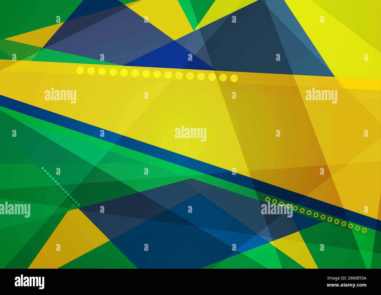 Abstract concept geometric Brazil background Stock Photo - Alamy