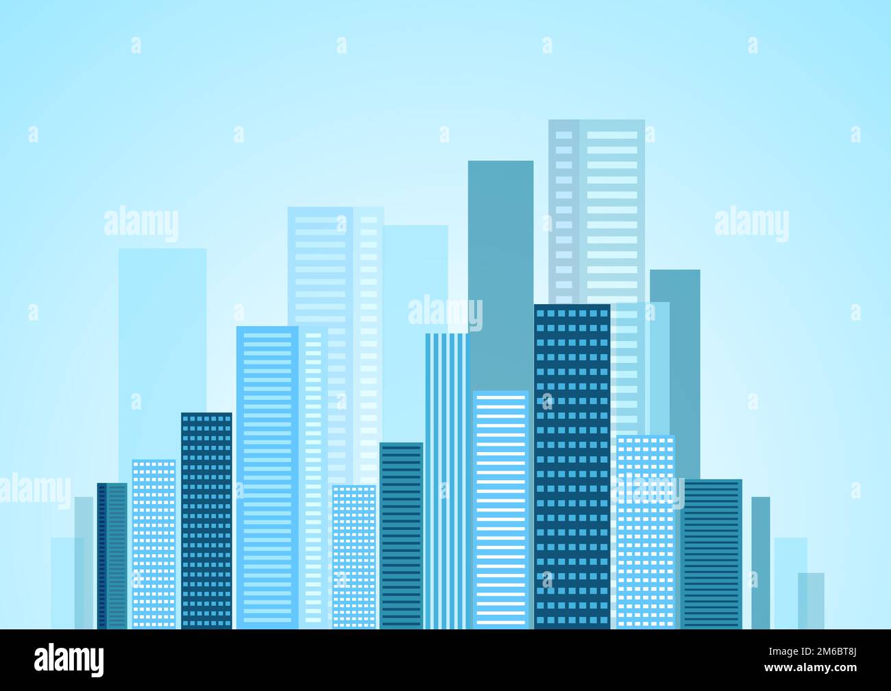 Modern metropolis skyline drawing hi-res stock photography and images ...