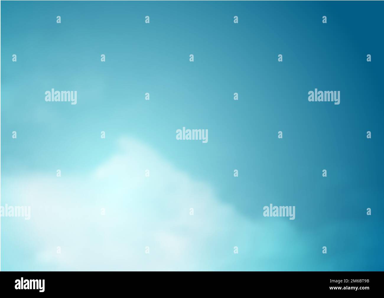 Abstract blue cloudscape background Stock Photo - Alamy
