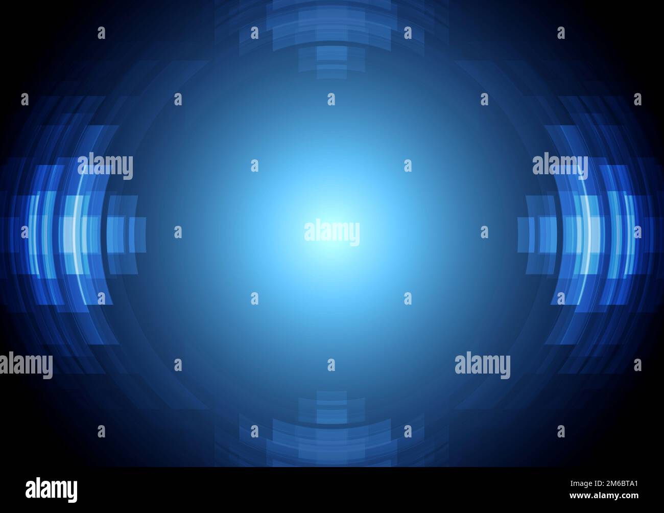 Abstract blue hi-tech background Stock Photo - Alamy