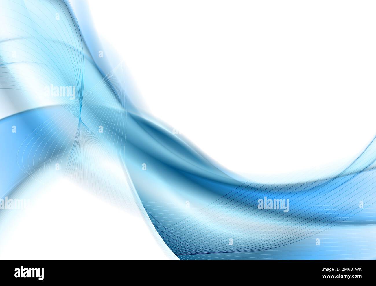 Abstract soft blurred blue waves Stock Photo - Alamy