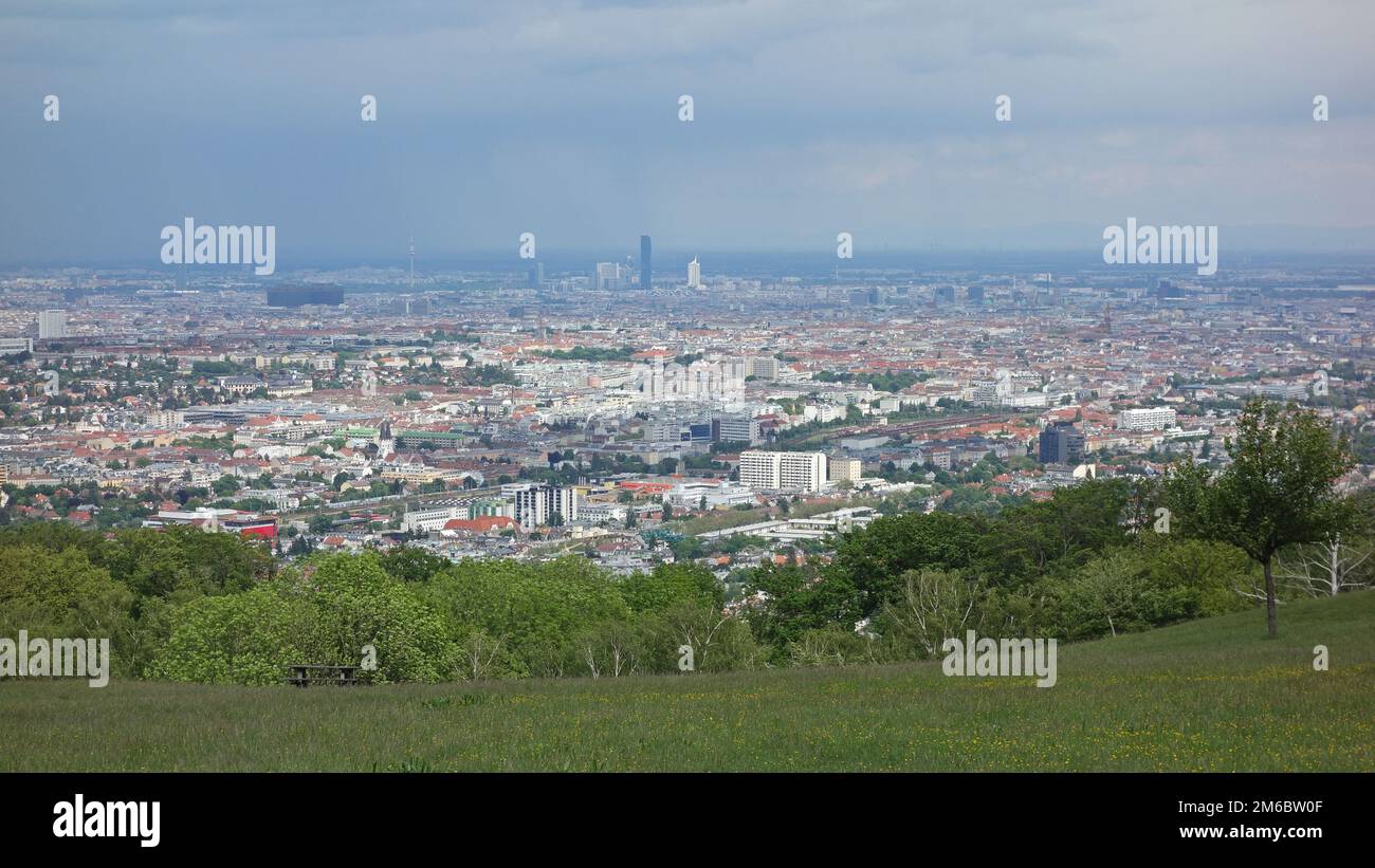 Panoramic view of Vienna Stock Photo - Alamy