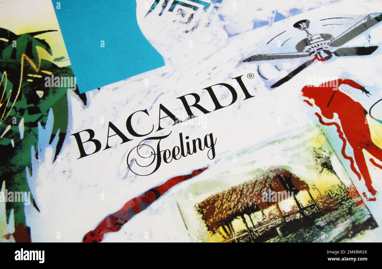 Viersen, Germany - January 2. 2023: Closeup of isolated vinyl record ...