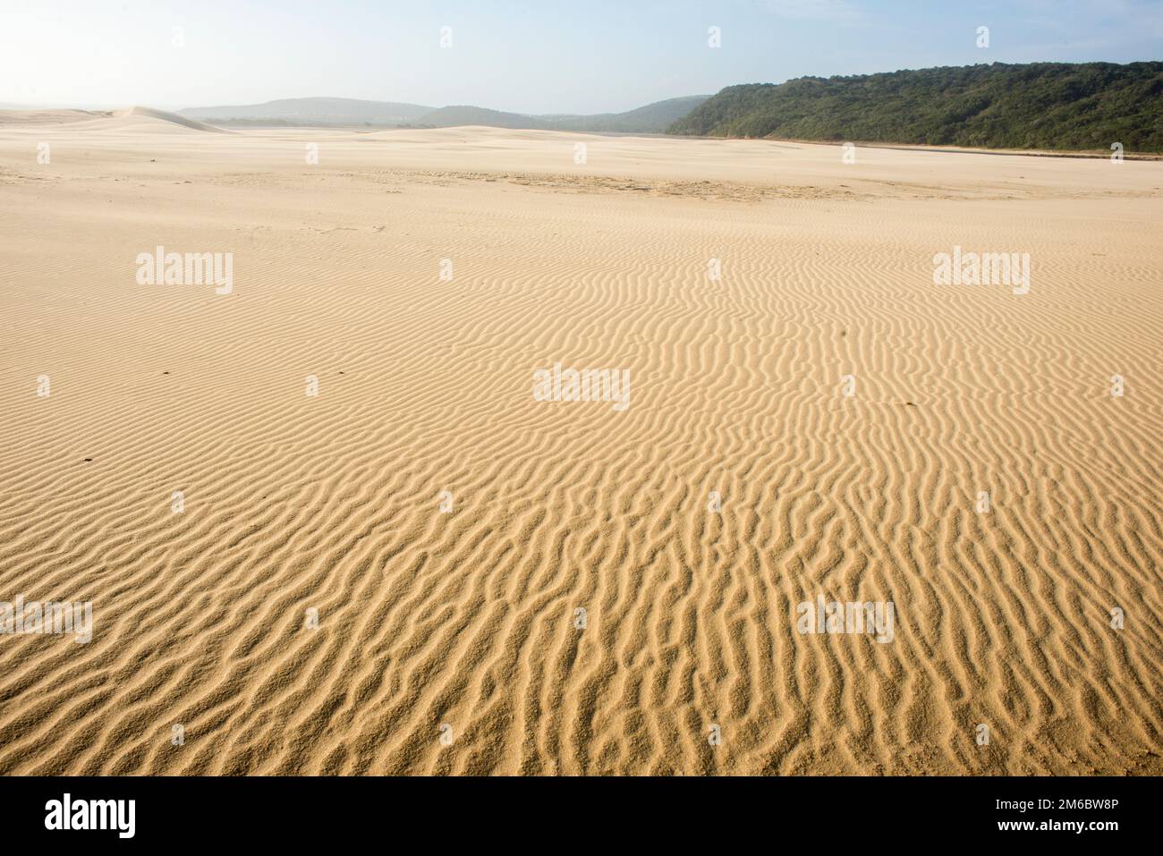 View of an Unspoiled Beach Stock Photo - Alamy