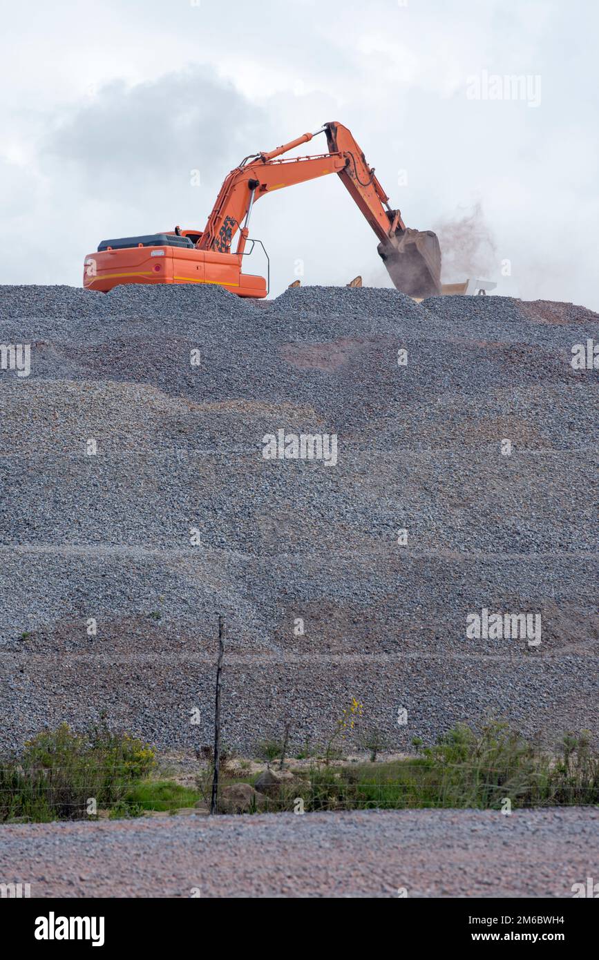 Big excavator on new hi-res stock photography and images - Alamy