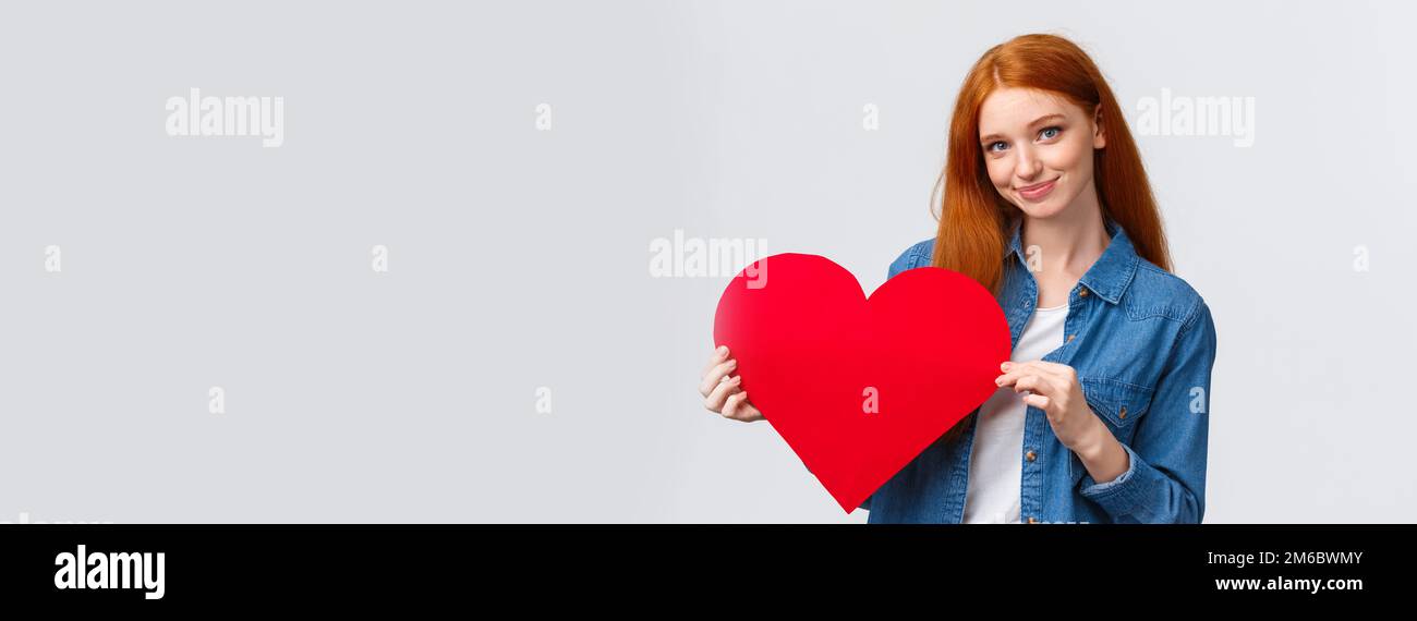 Lovely and shy, cute redhead teenage girl confess sympathy, give ...