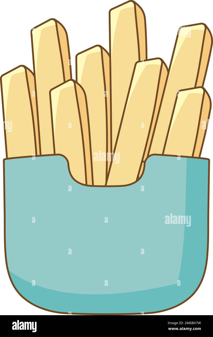 french fries fast food Stock Vector Image & Art - Alamy