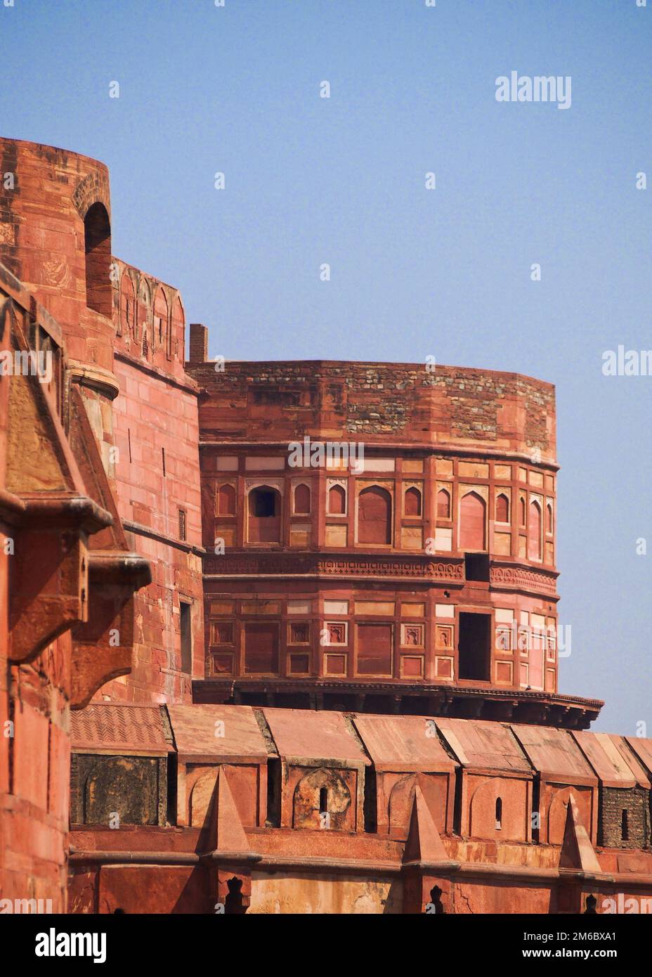 Detail of Red Fort in Delhi India Stock Photo - Alamy