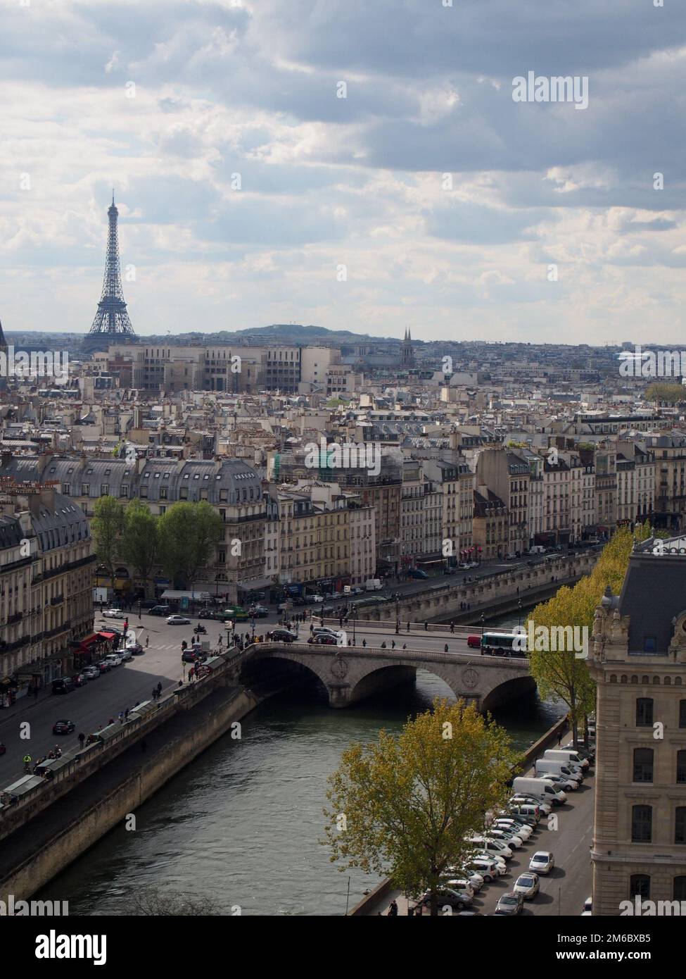 Aerial View of the City of Paris France Stock Photo - Alamy