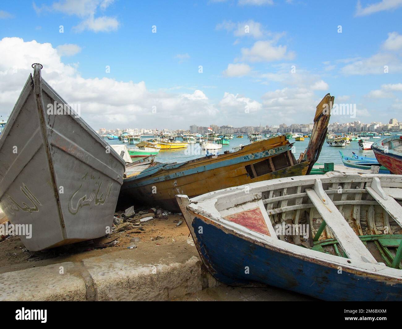 Fishing boat alexandria egypt hi-res stock photography and images - Alamy
