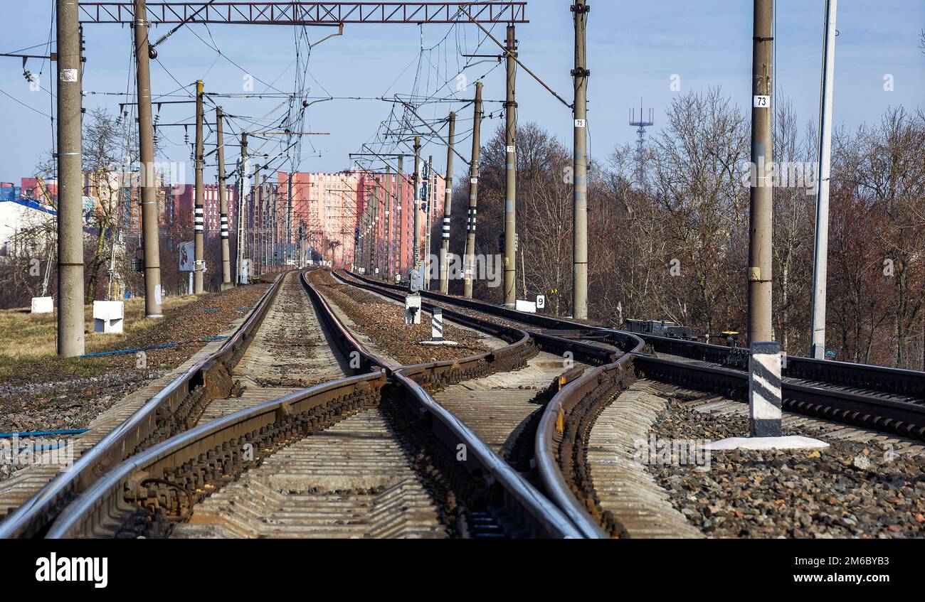 Electrified railway hi-res stock photography and images - Alamy