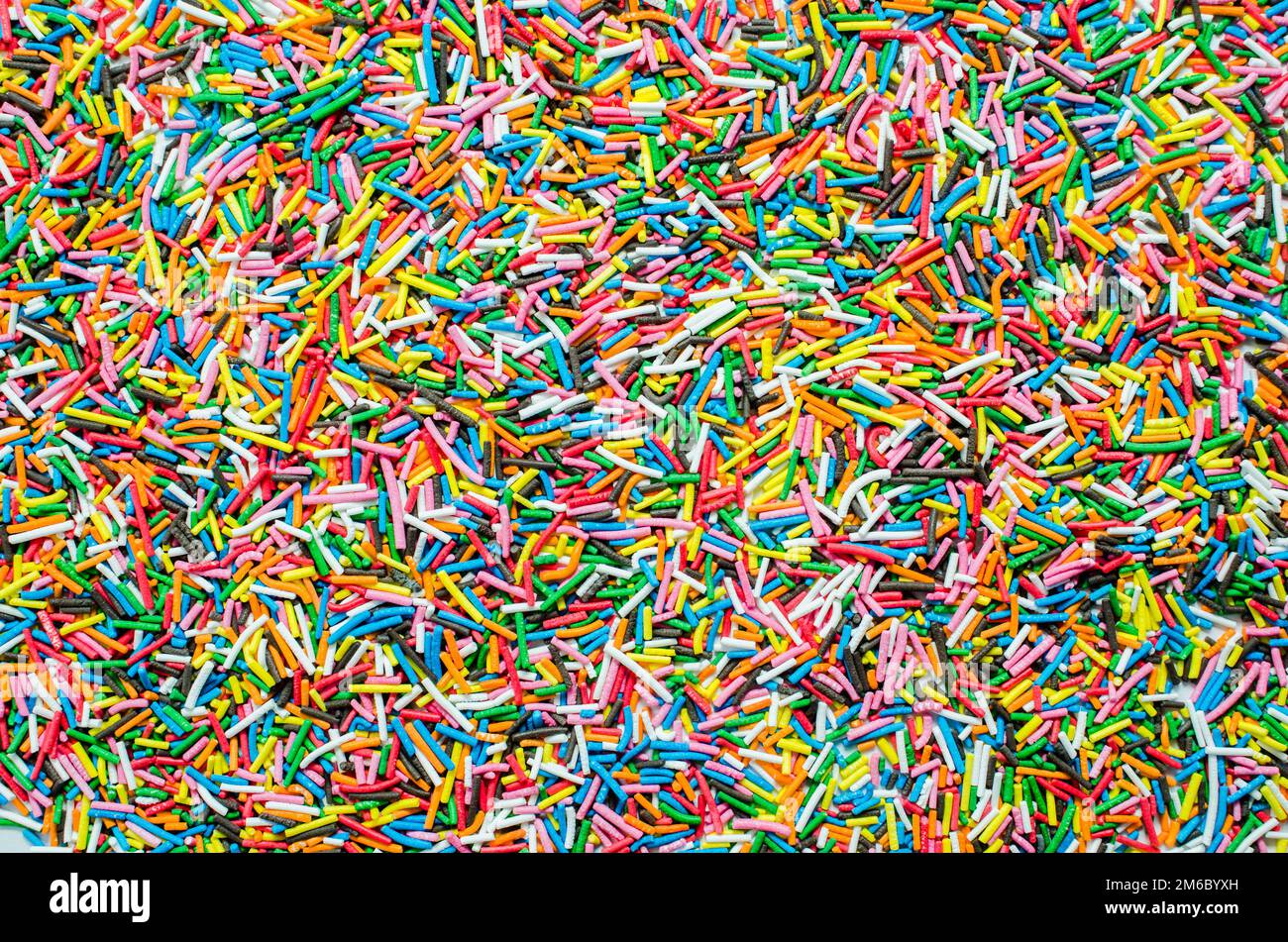 Sugar sprinkle dots, decoration for cake and bekery, a lot of sprinkles ...